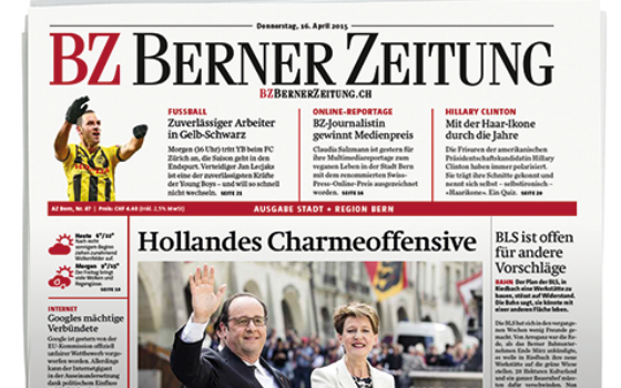 KulturLegi: BZ Berner Zeitung: 30% Rabatt